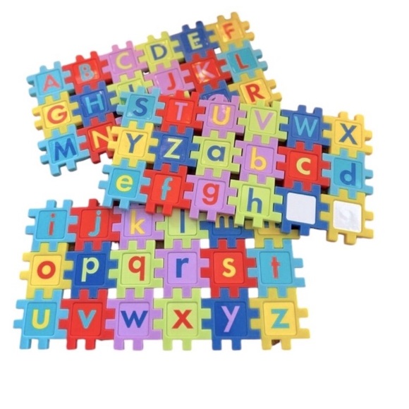 Target | Toys | Target Bullseye 54 Ct Puzzle Connection Letters Numbers ...